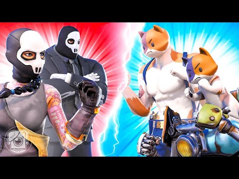 KIT & MEOWSCLES vs. JULES & BRUTUS?! (Fortnite Family Feud) - YouTube