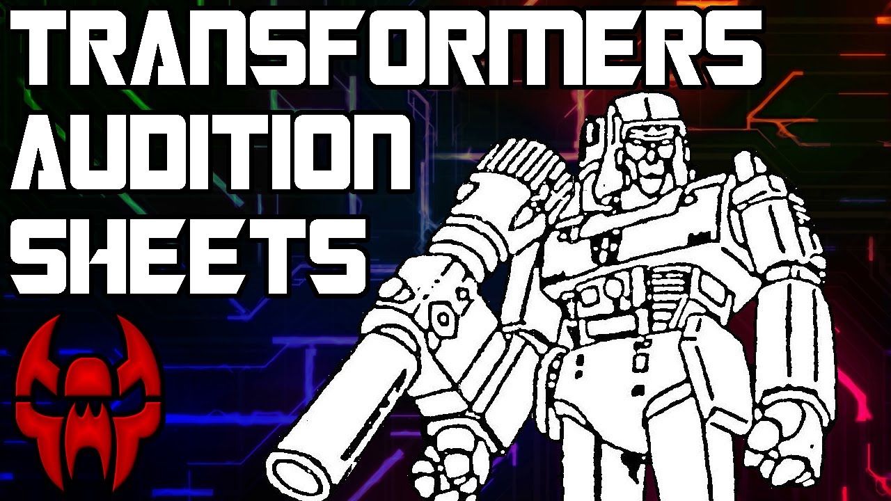 The Original Transformers Audition Sheets Now Online - YouTube