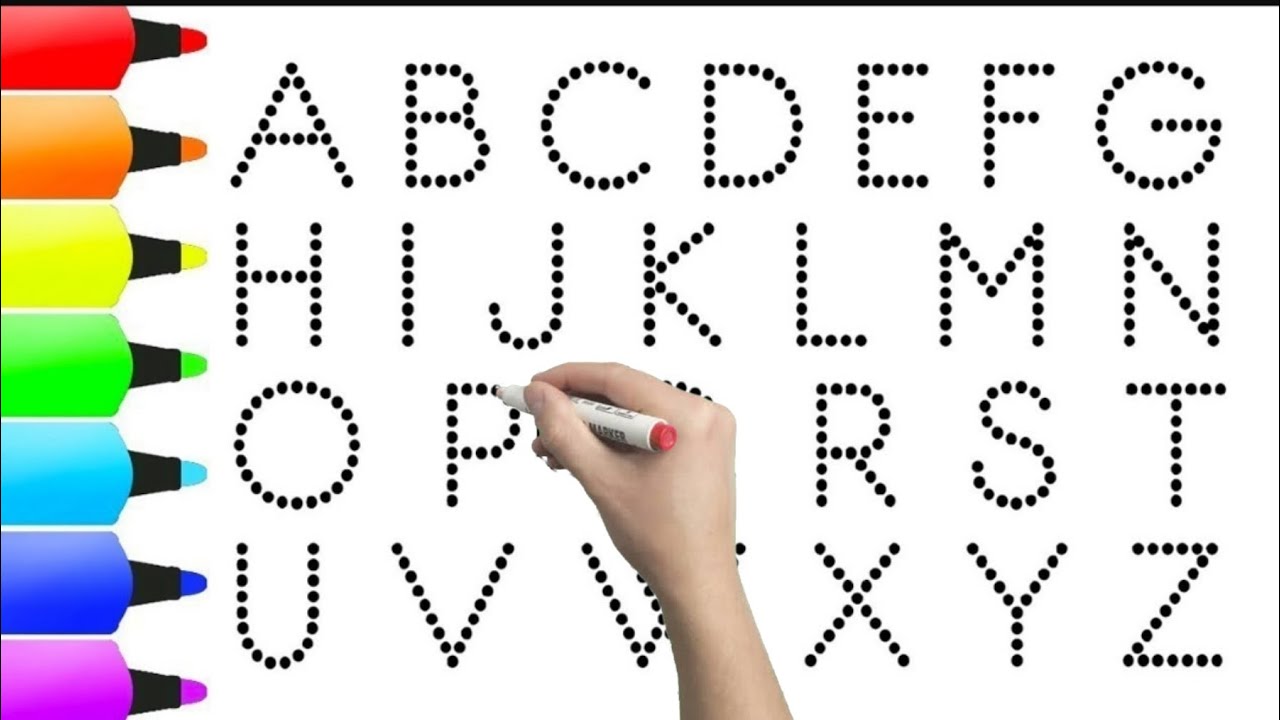 Learn ABCD Alphabets and numbers counting 123.Shapes for kids and ...