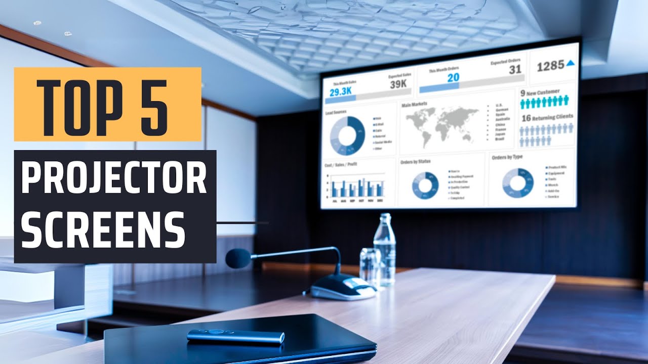 Best Projector Screens [2025] - Top 5 Picks - YouTube