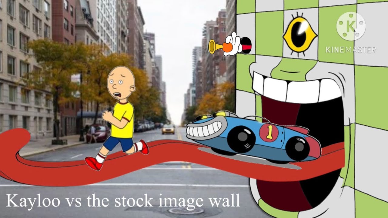 Kayloo fights the Stock Image Wall - YouTube