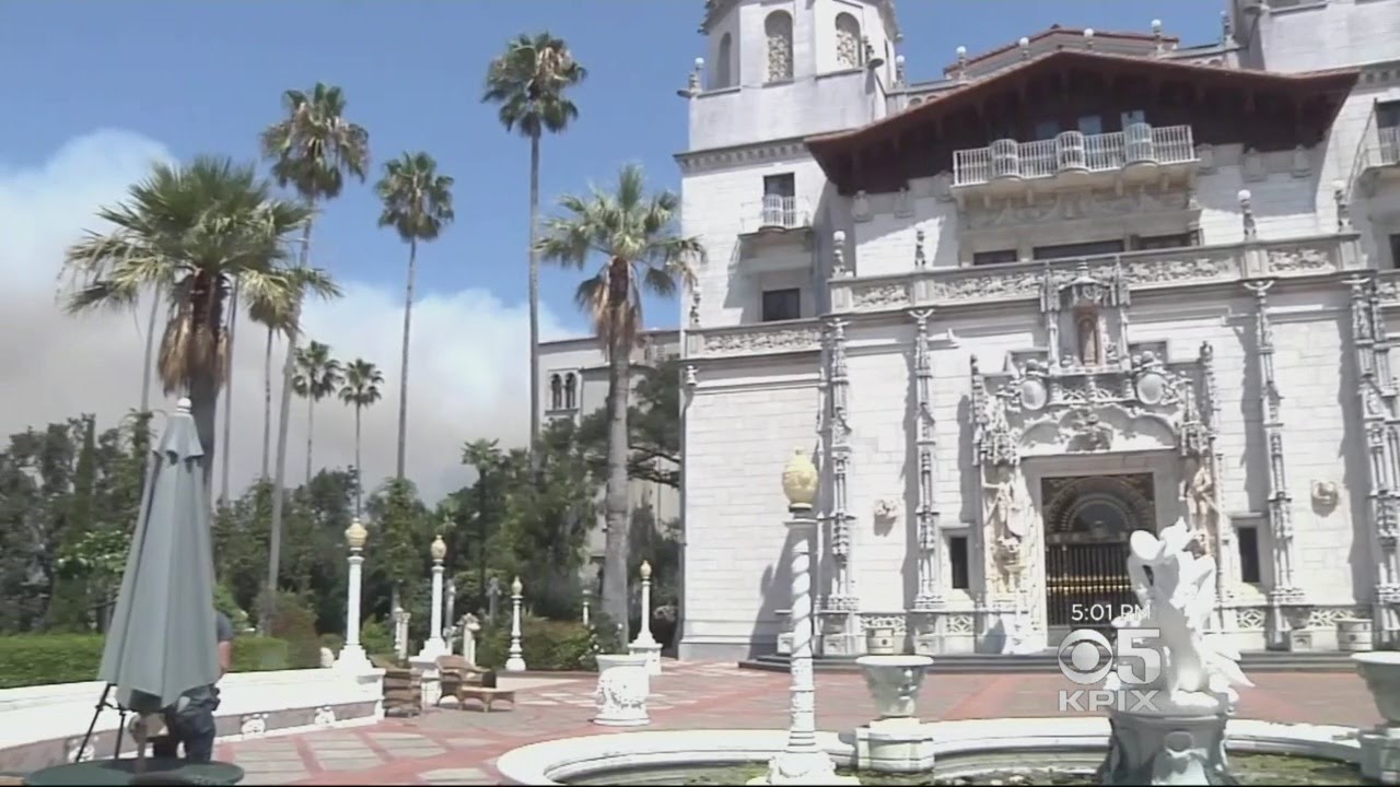 Wildfire Burns 24,000 Acres Near Hearst Castle - YouTube