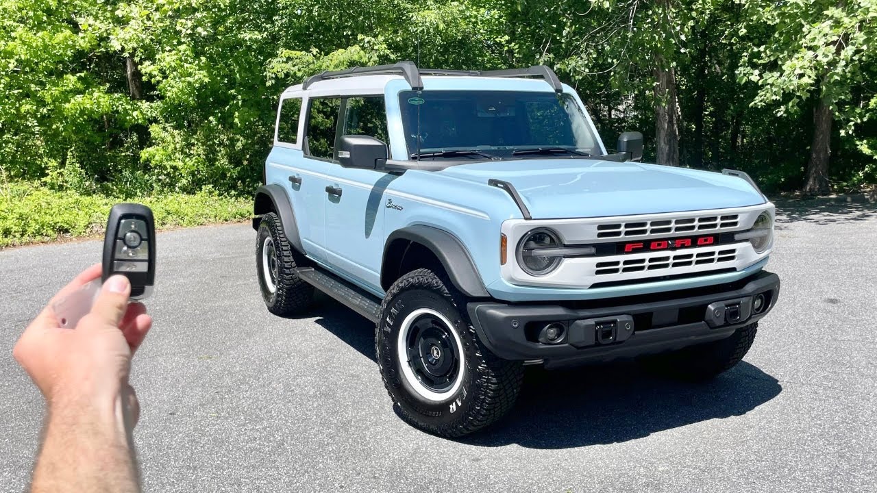 2024 Ford Bronco Heritage Limited Edition: Start Up, Test Drive ...