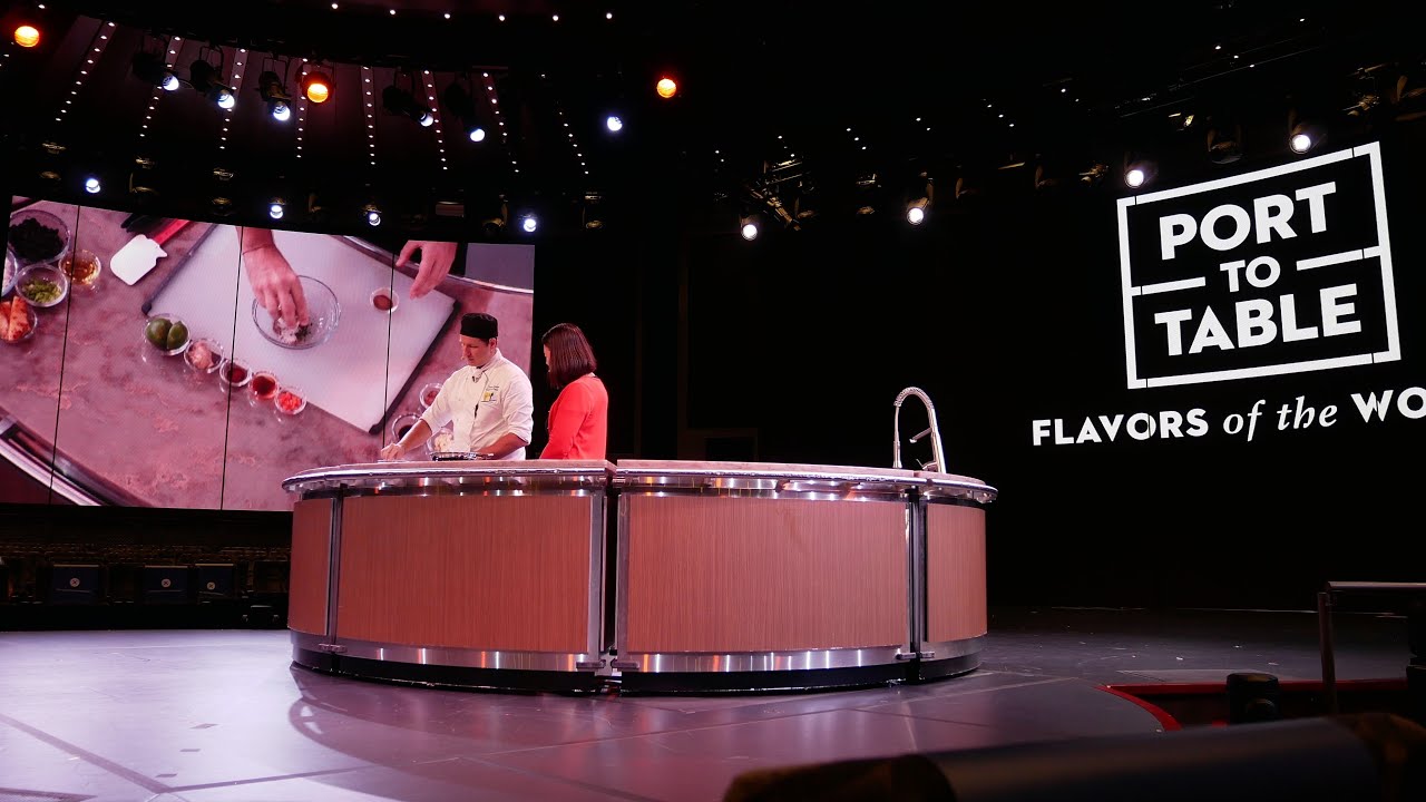 Holland America Port to Table Live Cooking Show (4K) - YouTube