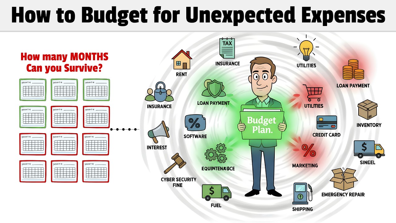 How to Budget for Unexpected Business Expenses (Real Example) - YouTube