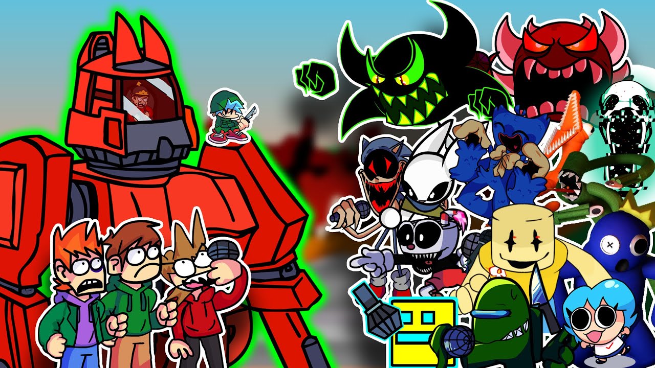 FNF VS Tord Red Fury - But Everyone Sings It 🎶 Friday Night Funkin' VS ...