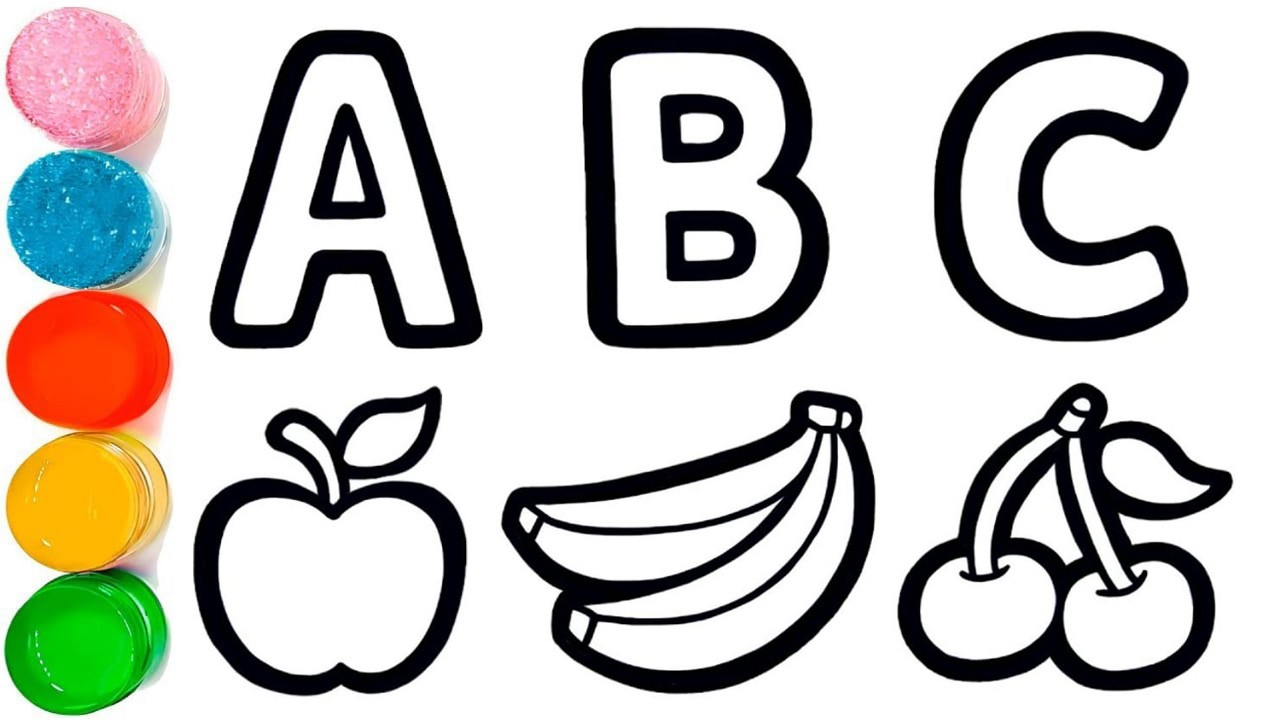 Alphabet Phonics Song // Drawing Capital Letter Alphabet A to Z for ...