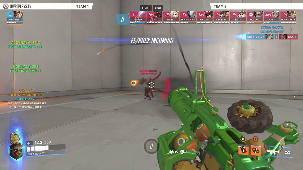 level 15 on VAXTA JUNKRAT by CHEATER777 — Overwatch 2 Replay YHQ4R3 ...
