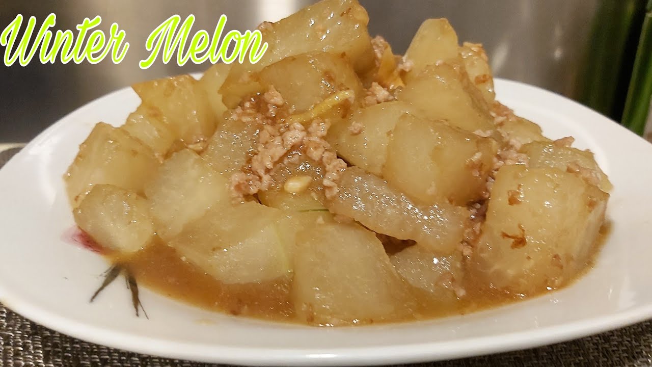 Winter Melon Recipe | Stir-Fry Winter Melon with Mince Pork Recipe ...