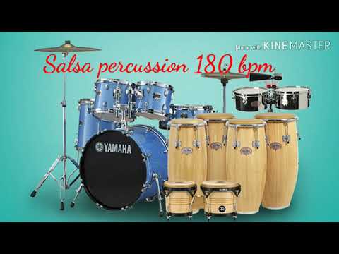 Base salsa percussion 180 bpm/Backing track Salsa 180 bpm - YouTube