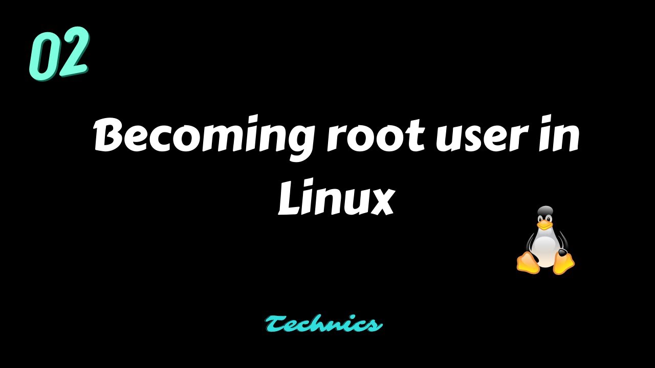 How To Become A Root User In Linux YouTube How To Become A Root User In Linux YouTube