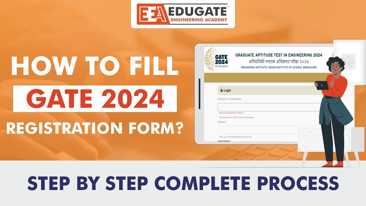 GATE 2024 Registration | Complete Step by Step Form Filling Process ...