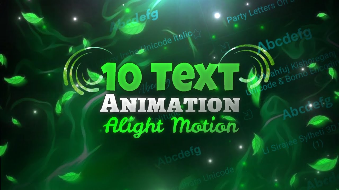 10 Text Animation | Preset | Alight motion | #xml #alightmotion - YouTube