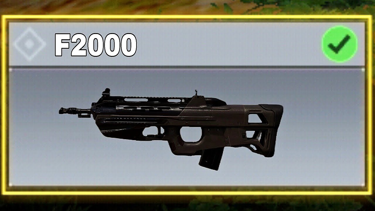 I used the NEW ar weapon f2000 in codm season 6 2024 - YouTube