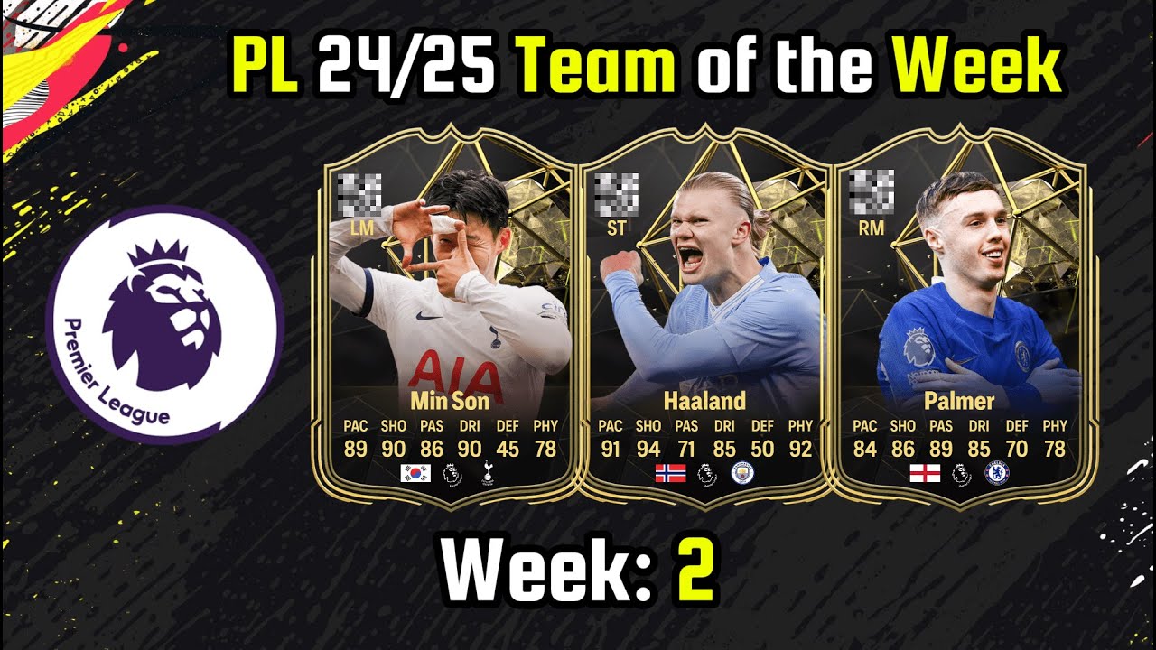 Week 2 TOTW 😱 | Premier League 24/25 | FC 25 🔥 - YouTube