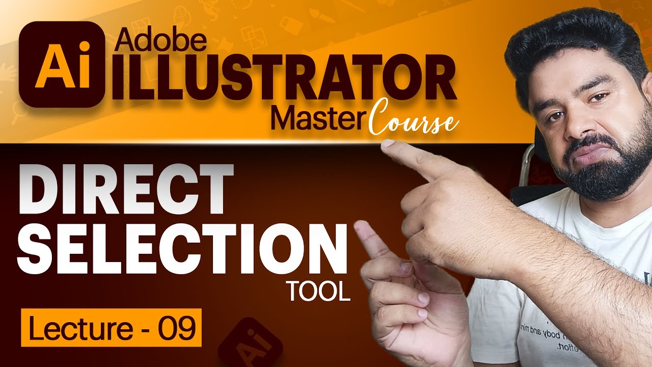 Direct Selection Tool in Adobe Illustrator Make Custom Shape in Illustrator - YouTube