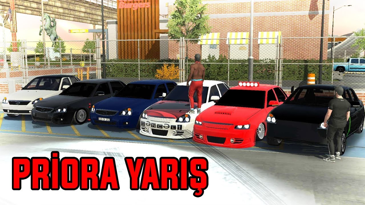 PRİORA İLƏ YARIŞ ELƏDİK KOMANDAYLA🤩 - CAR PARKİNG MULTİPLAYER - YouTube