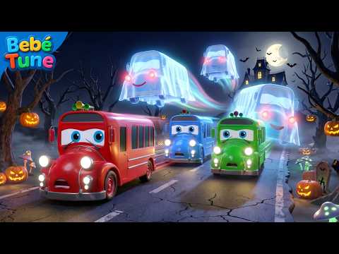 Ghost Bus Go Away! 👻🚌 | Funny Ghost Bus Song for Kids | Bebetune Nursery Rhymes