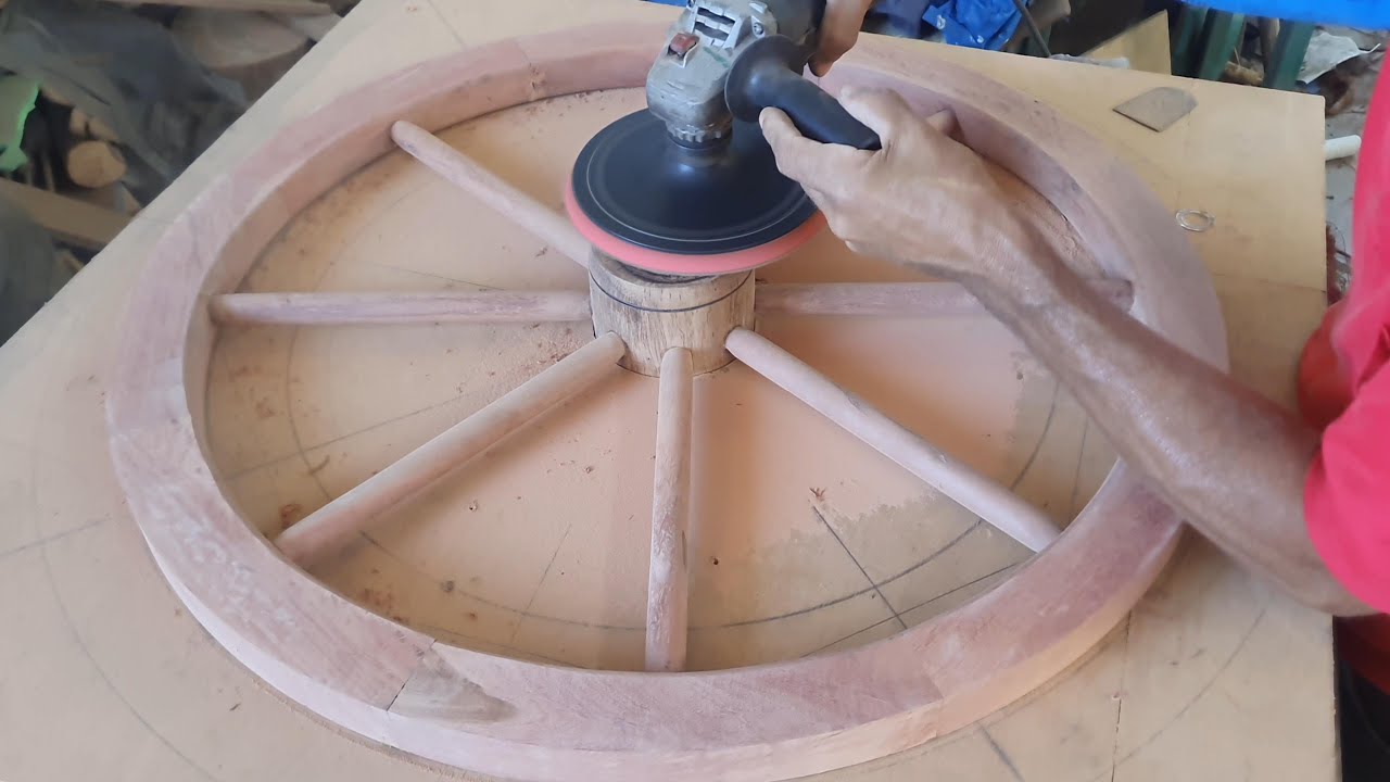 Watch This Incredible Handmade Wooden Wheel Take Shape - YouTube