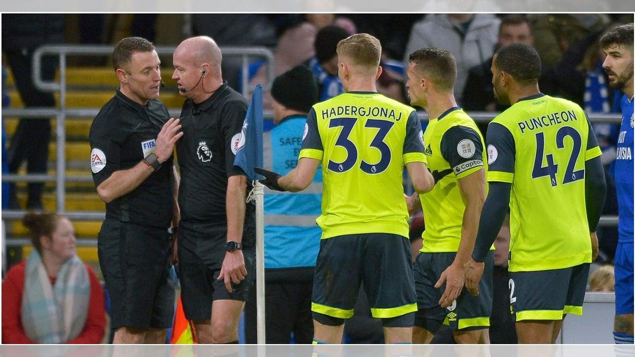 Town fans have their say on referee display in Cardiff draw - YouTube