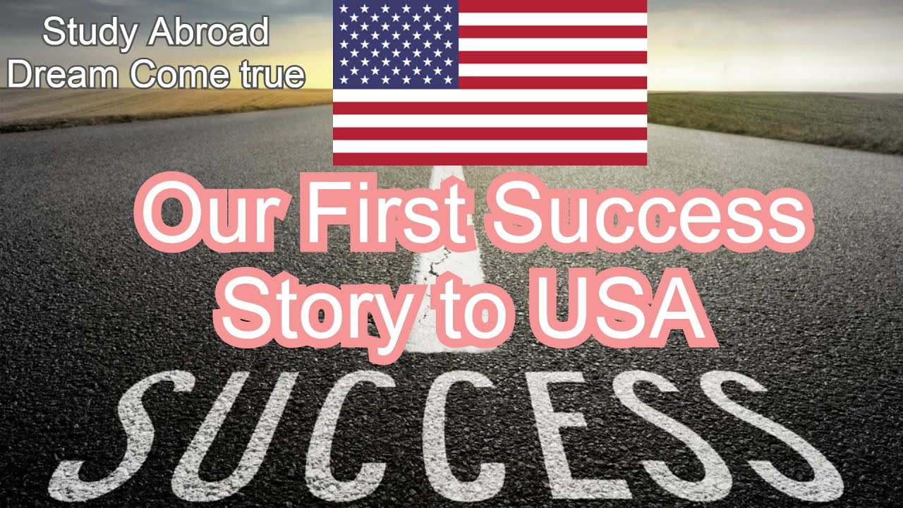 Our First Success Story to USA - Study Abroad - YouTube