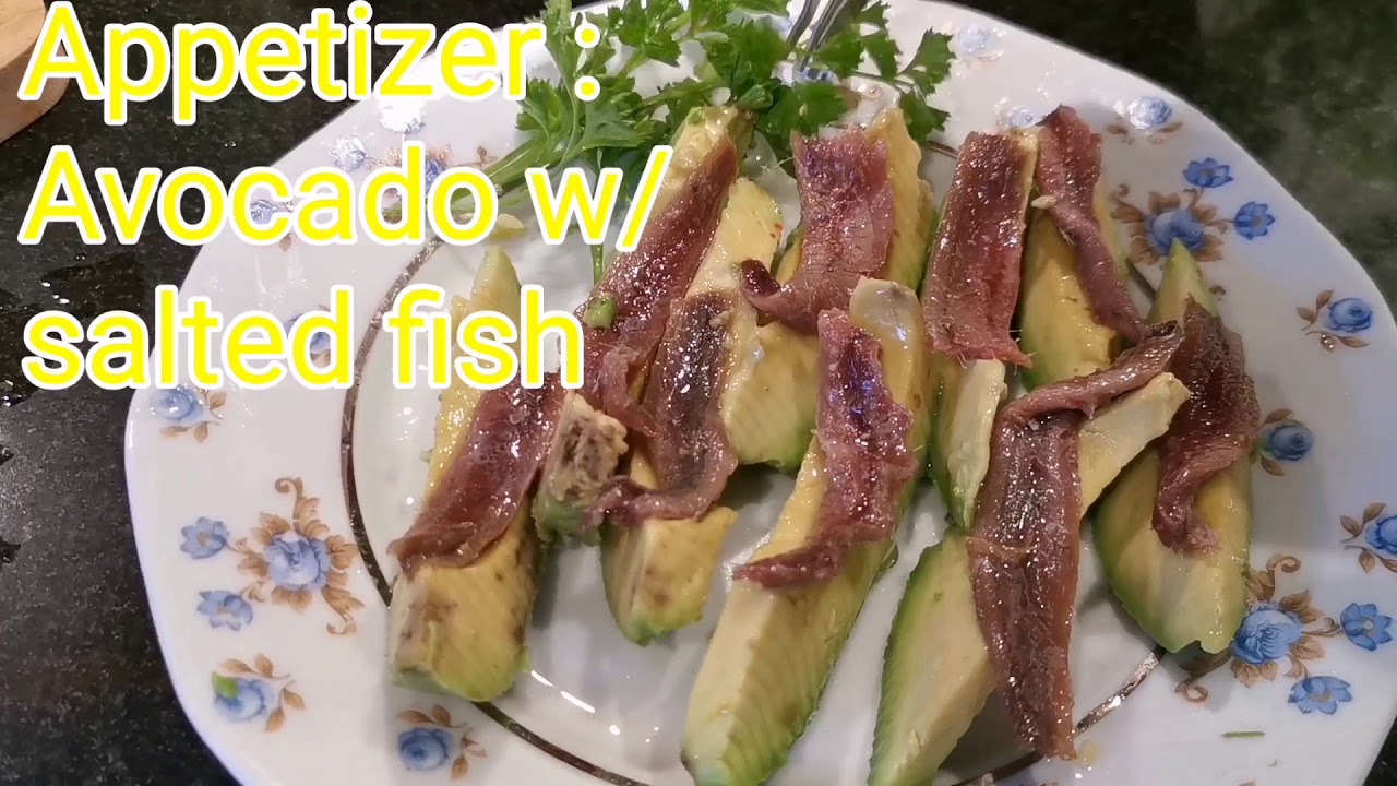 Tinabal na pinasosyal!!! (appetizer avocado w/salted fish) - YouTube