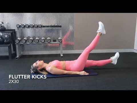 FLUTTER KICKS WARM UP
