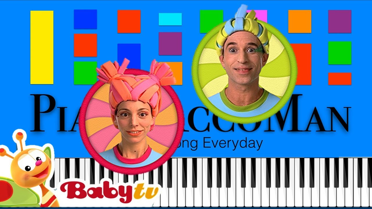 BabyTV Tipa Tupa Theme Song Slow Medium 4K Piano Tutorial - YouTube