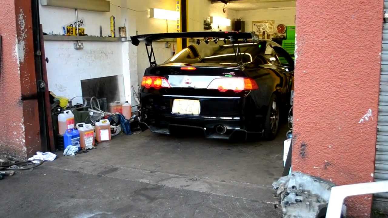 DC5 Newly Fitted Spoon Diffuser - Monster Unit - YouTube