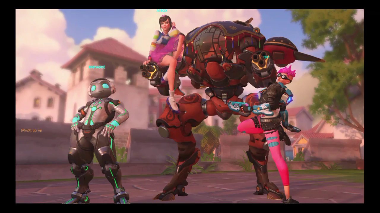 3v3 SUR LA NOUVELLE MAP (overwatch anniversary) - YouTube