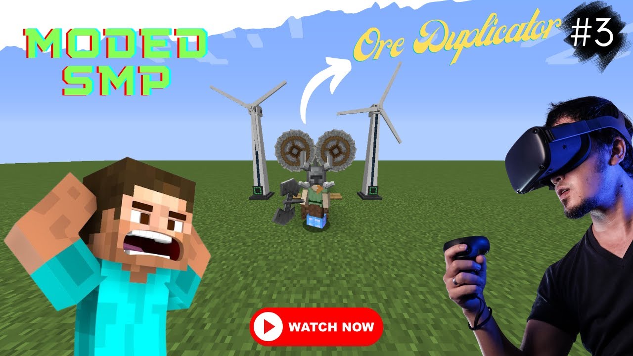 MINECRAFT THE BEST MODED SMP | Making Ore Duplicator | #3 ...