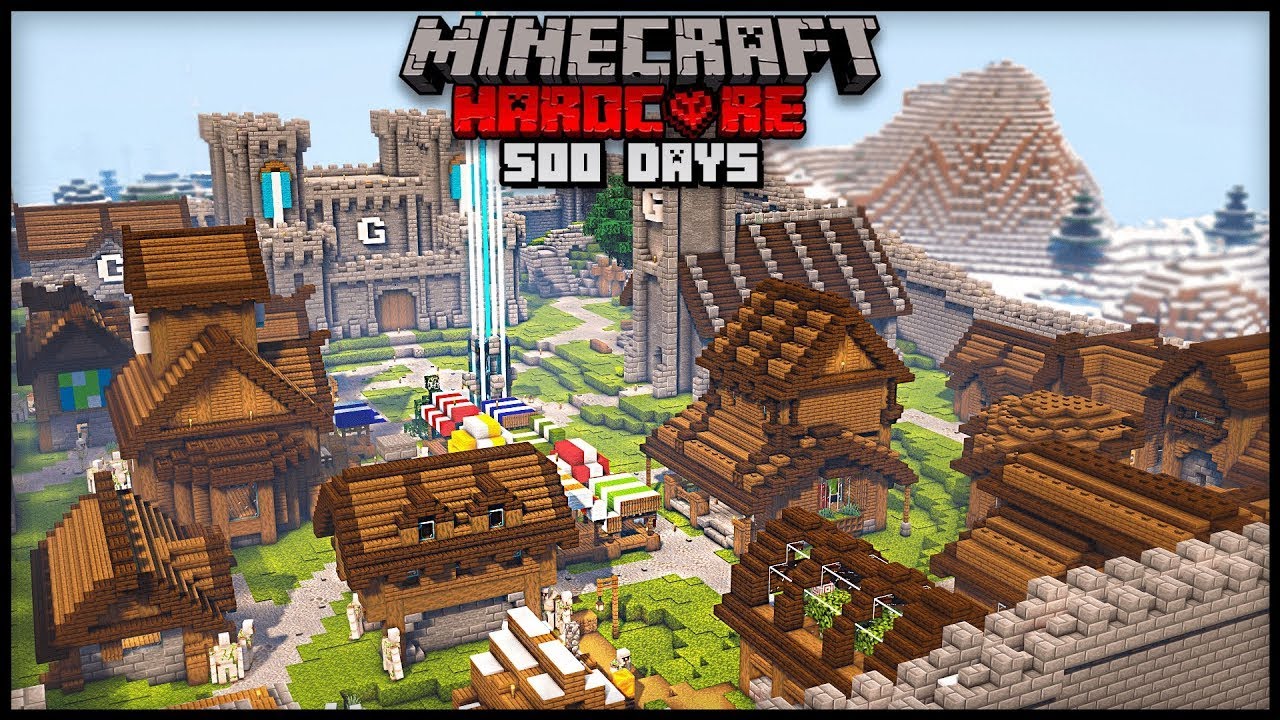 A tour of my hardcore world (i have survived 550 days) - YouTube