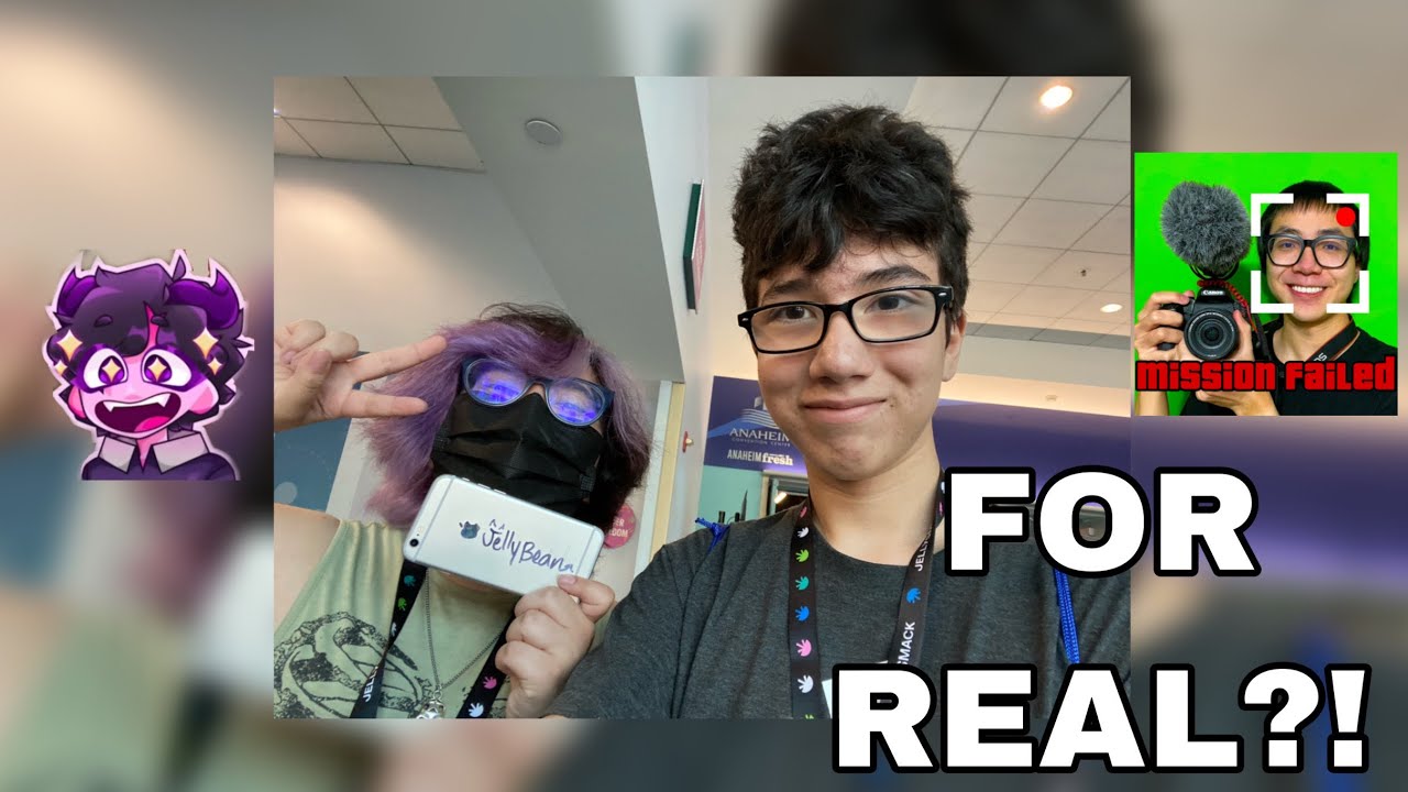 Vidcon finale: I MET JELLYBEAN?! - YouTube