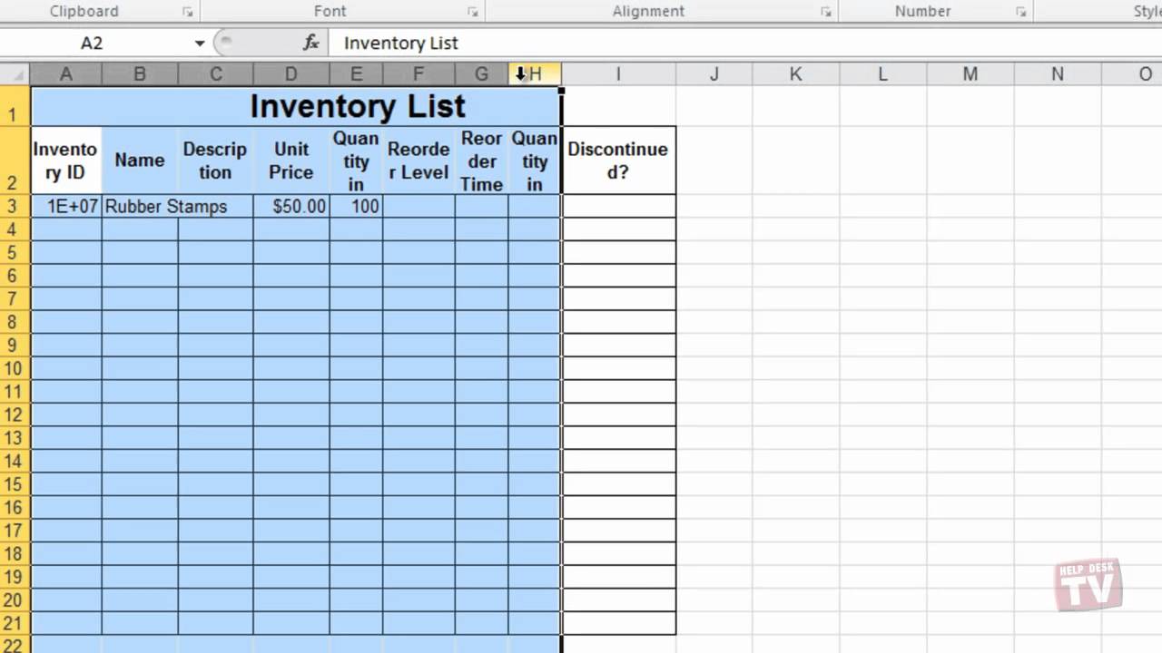 Adjusting Your Column Widths In Excel 2010 YouTube Adjusting Your Column Widths In Excel 2010 YouTube