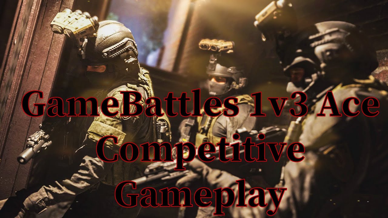 Call Of Duty Modern Warfare 1v3 Ace Gamebattles | 3v3 Gameplay - YouTube
