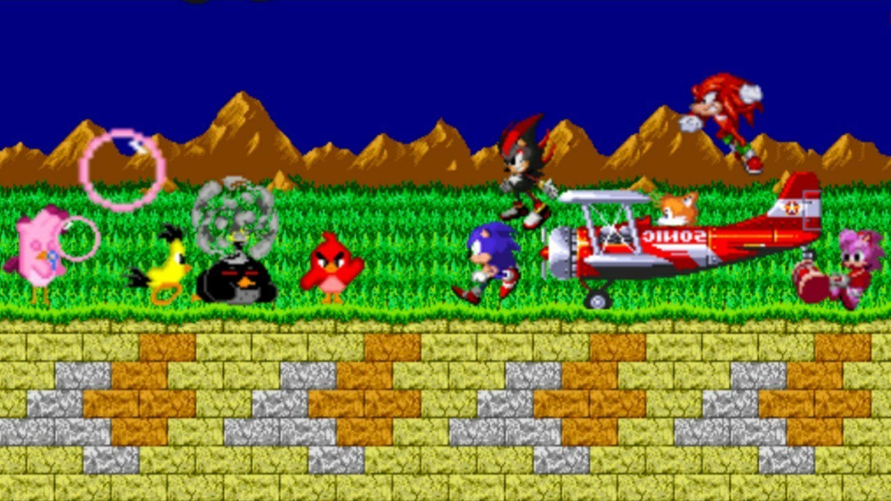 Angry Birds VS. Sonic The Hedgehog (Sprite Animation) - YouTube