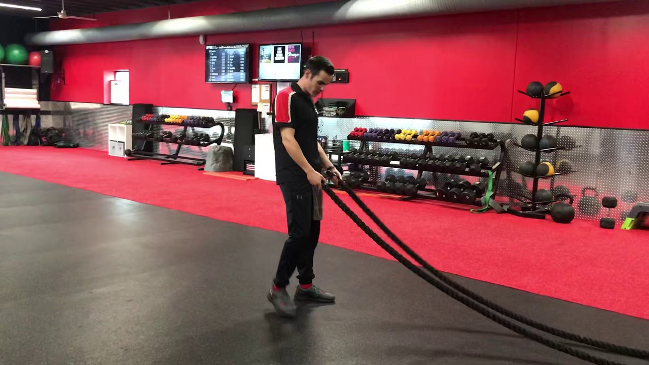 Battle Rope: Side to Side Waves - YouTube