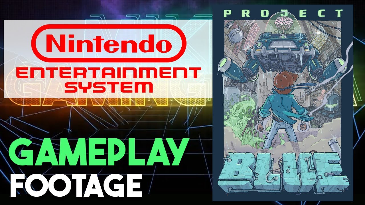 Project Blue Gameplay Footage for Nintendo Entertainment System - YouTube