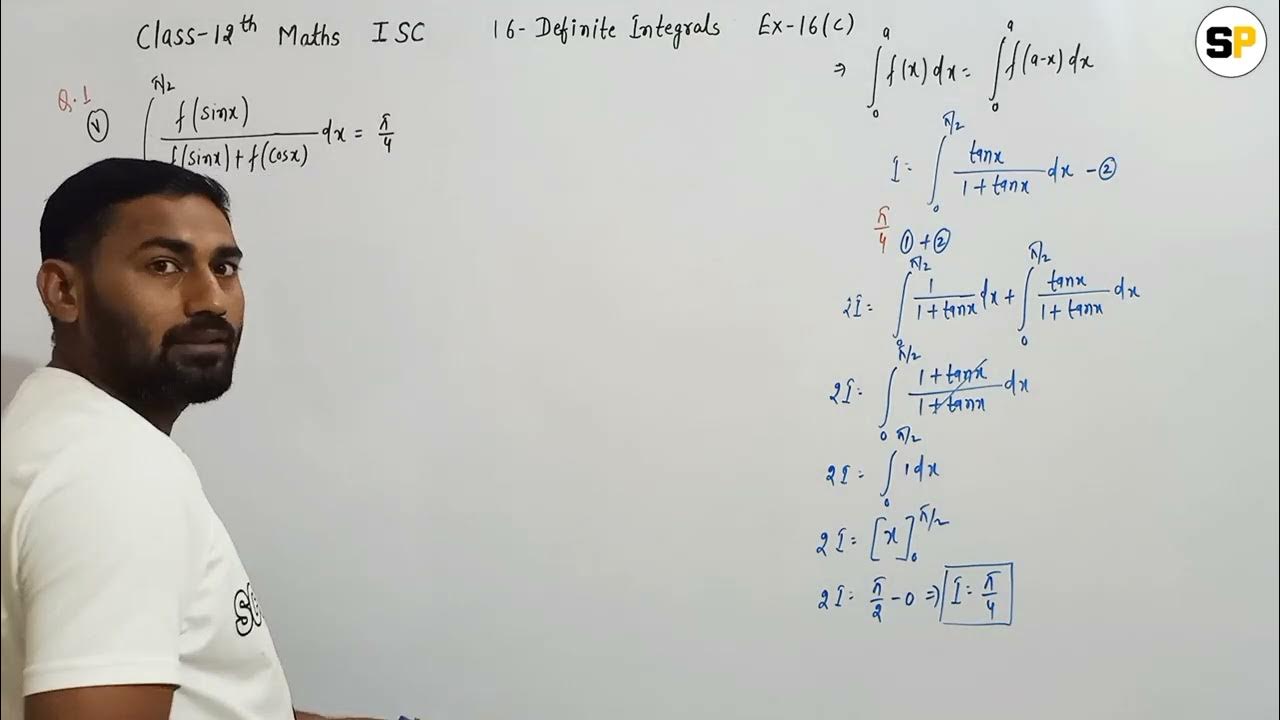 Class 12 Maths | Integrals | Definite Integrals | Integration | Chapter 16 | Ex-16(c) Q1 - YouTube