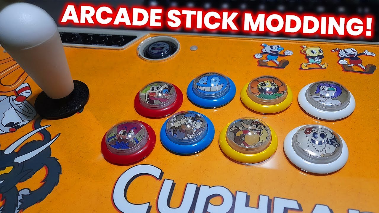 Level Up Your Arcade Stick! | Cuphead Mayflash F500 Mod - YouTube