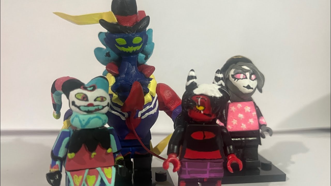 Lego helluva boss custom minifigure showcase 2 - YouTube