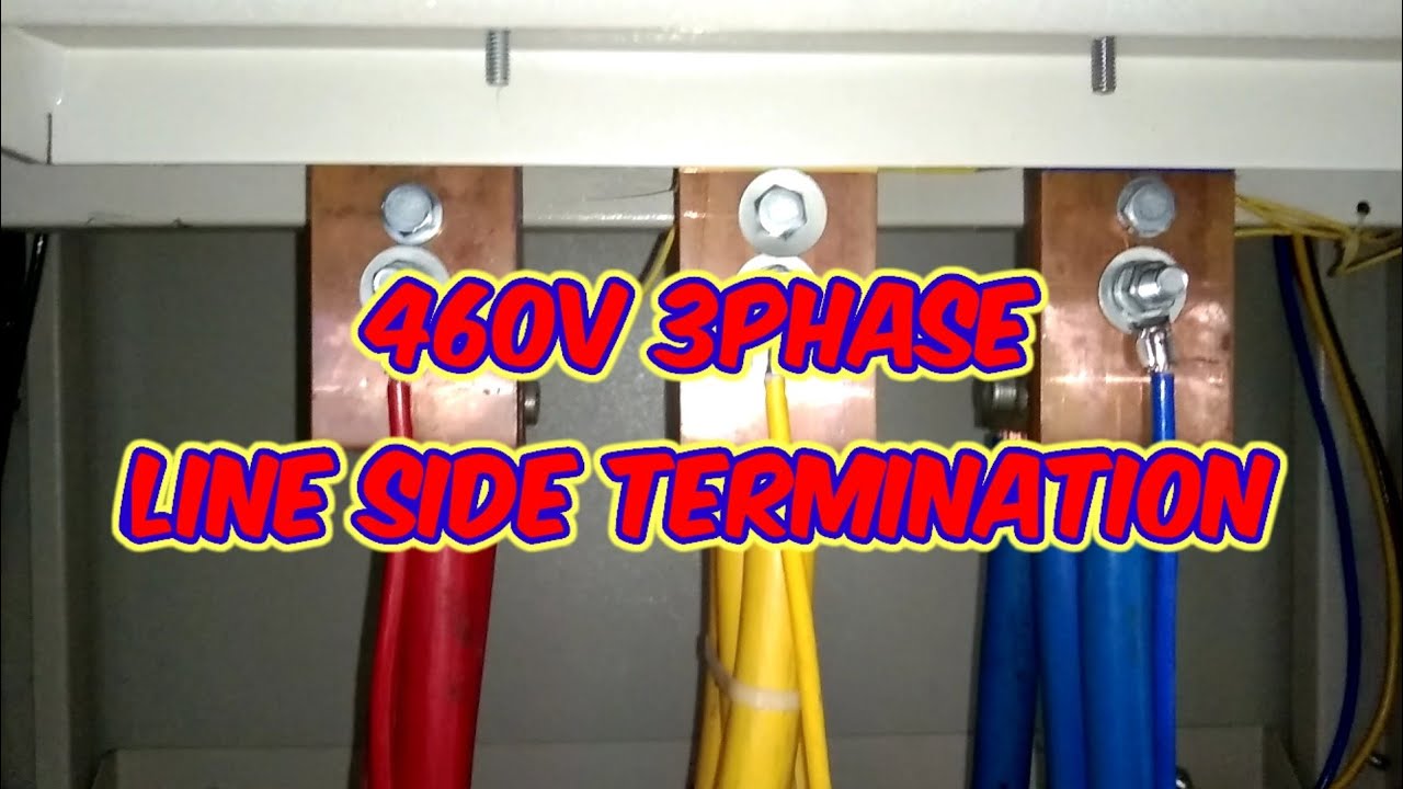 460V 3PHASE LINE SIDE TERMINATION | ELECTRICAL INSTALLATION - YouTube