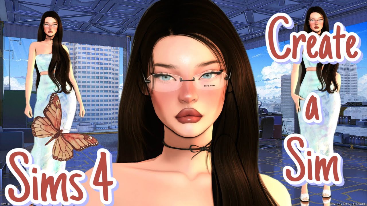 Sims 4 ♡ | Create a Sim ˚₊‧꒰ა🍒໒꒱ ‧₊˚ | All CCs and TrayFiles - YouTube