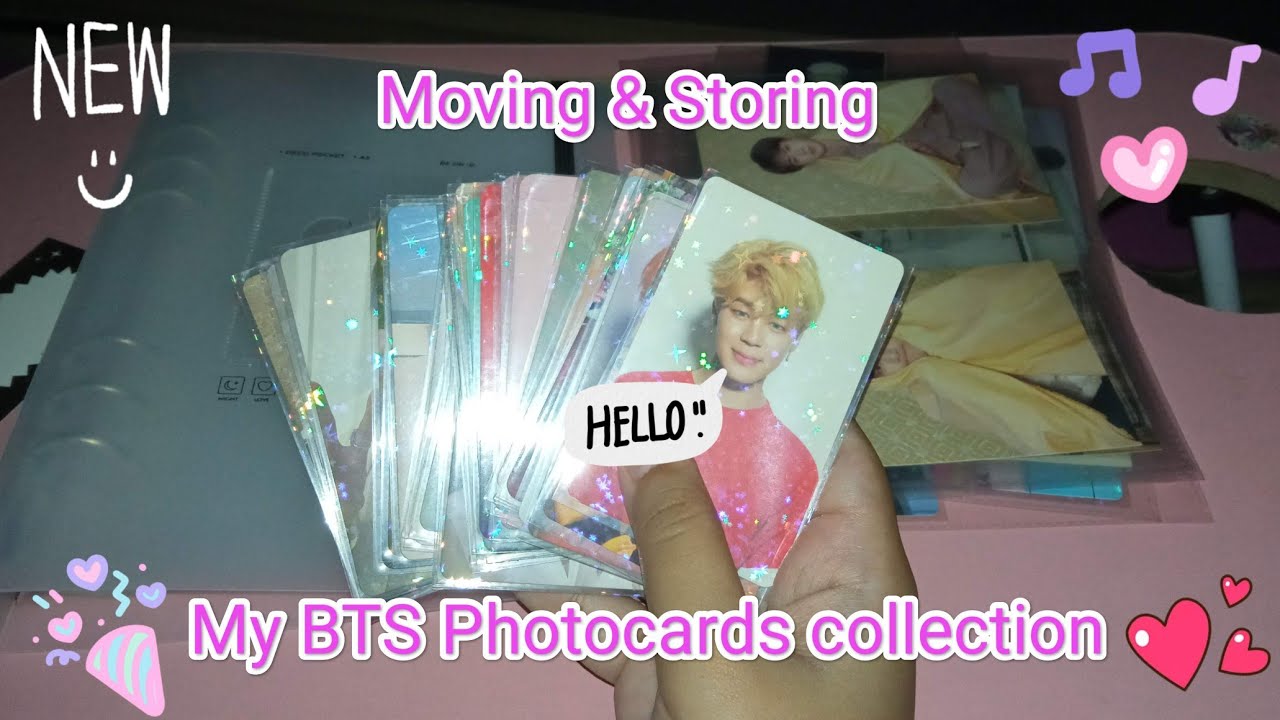Organising My BTS Photocards - YouTube