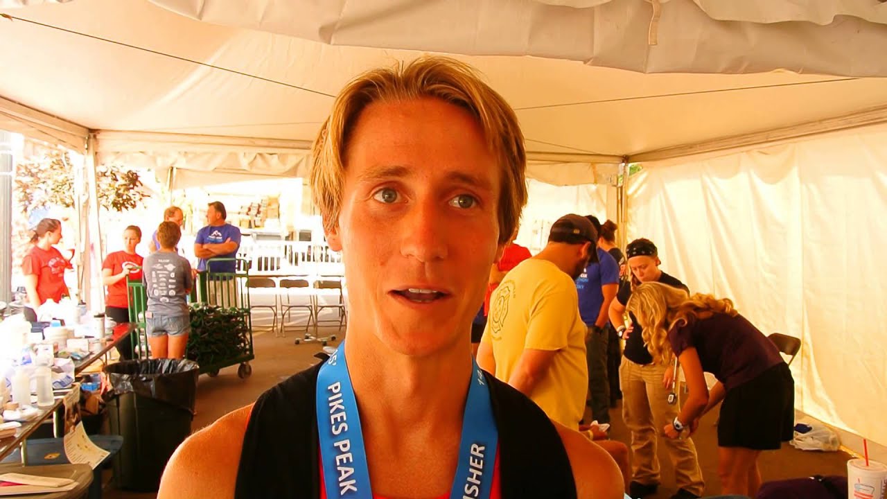 Alex Nichols talks about winning the Pikes Peak Marathon - YouTube