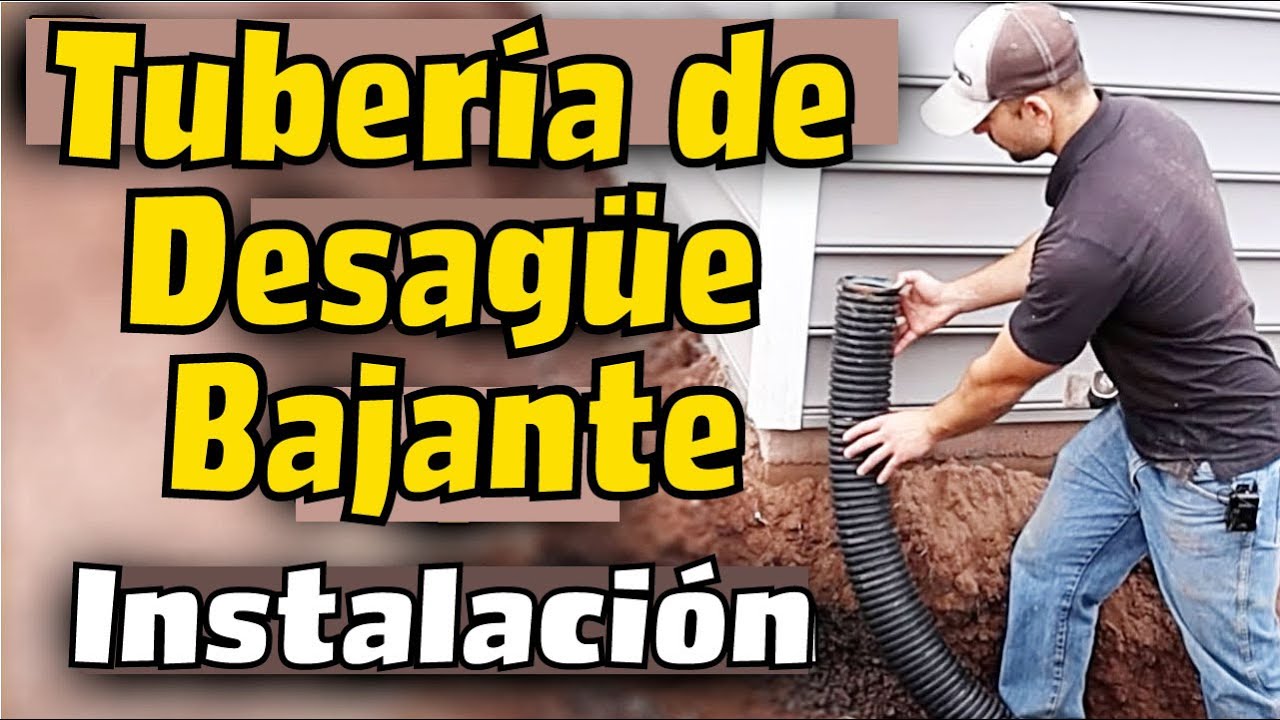 Instalación De Tubería De Desagüe De Bajante - Drenaje Subterráneo De ...