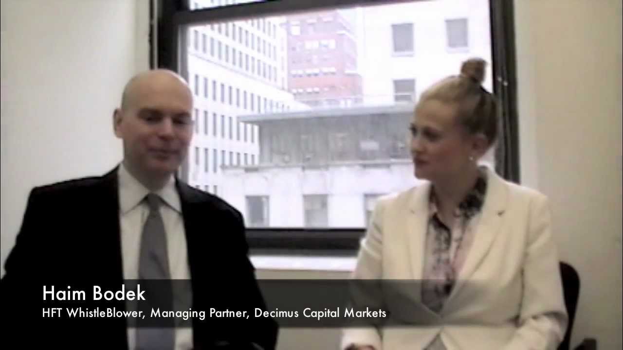 Haim Bodek on Transparency of Order Types - YouTube