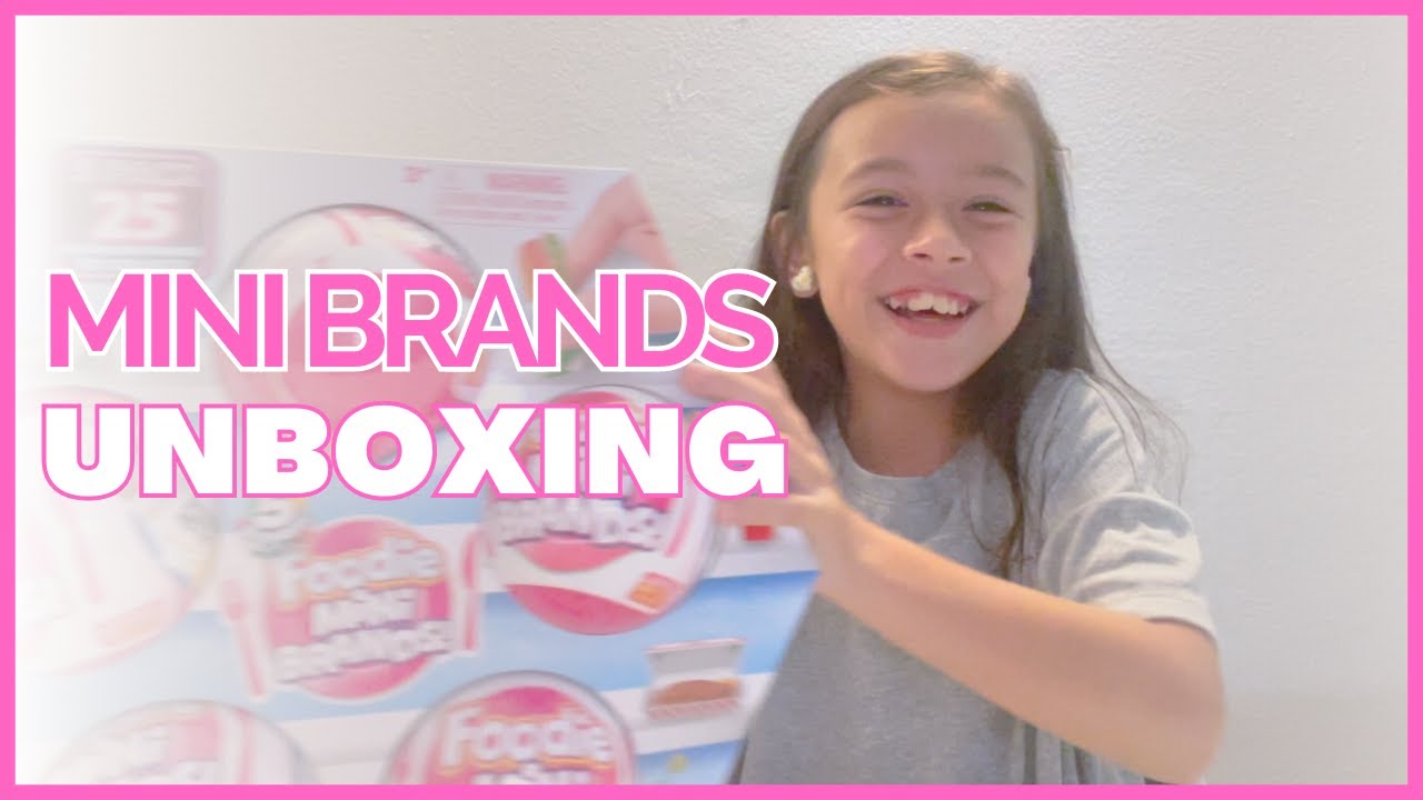 UNBOXING Foodie Mini Brand - Liah´s World PR - YouTube