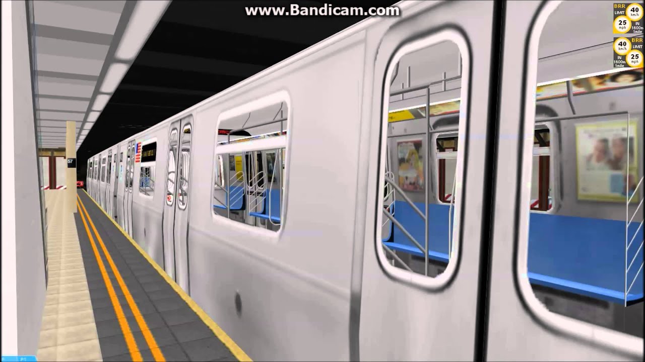 OpenBVE R160 | N | Broadway Express Scenes - YouTube