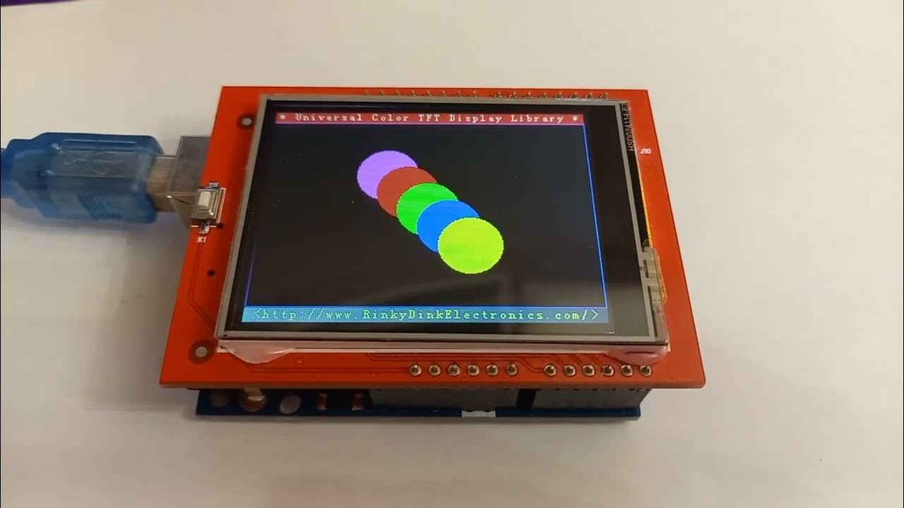 TFT Display Shield работа с Arduino Uno #2 - YouTube